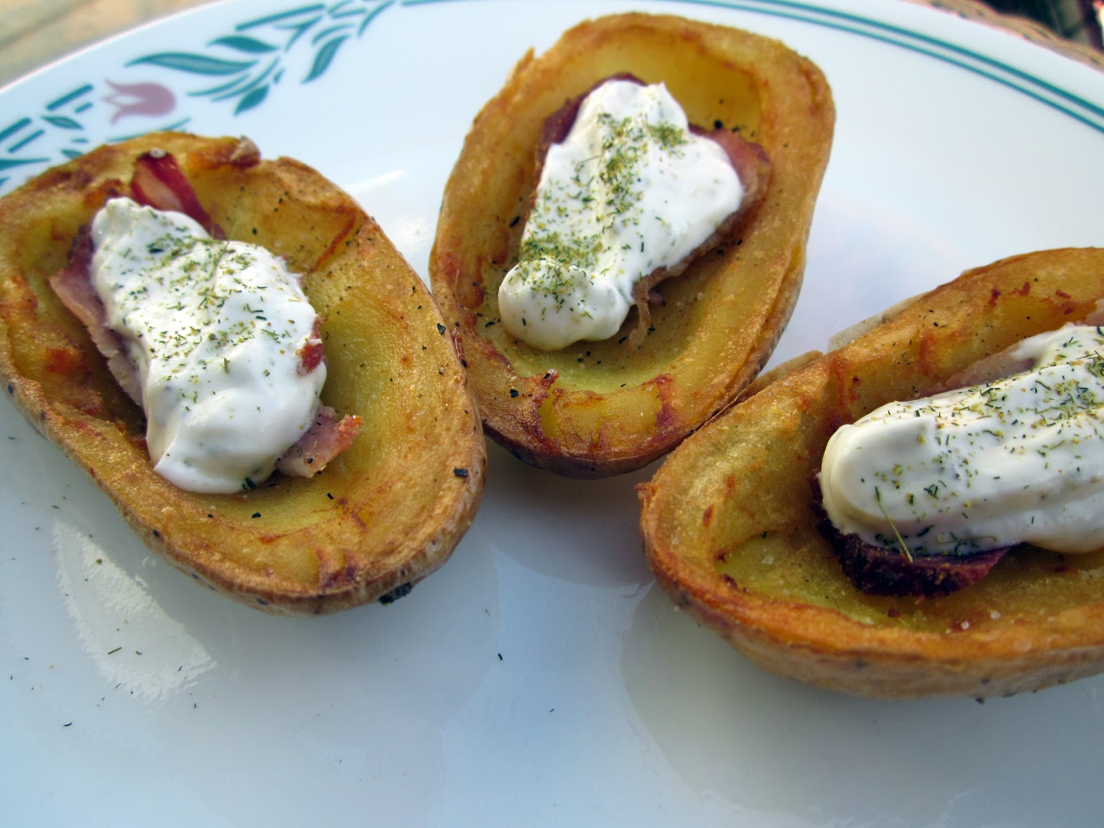 37 Cooks: Tasso & Dill Pollen Baked Potato Skins