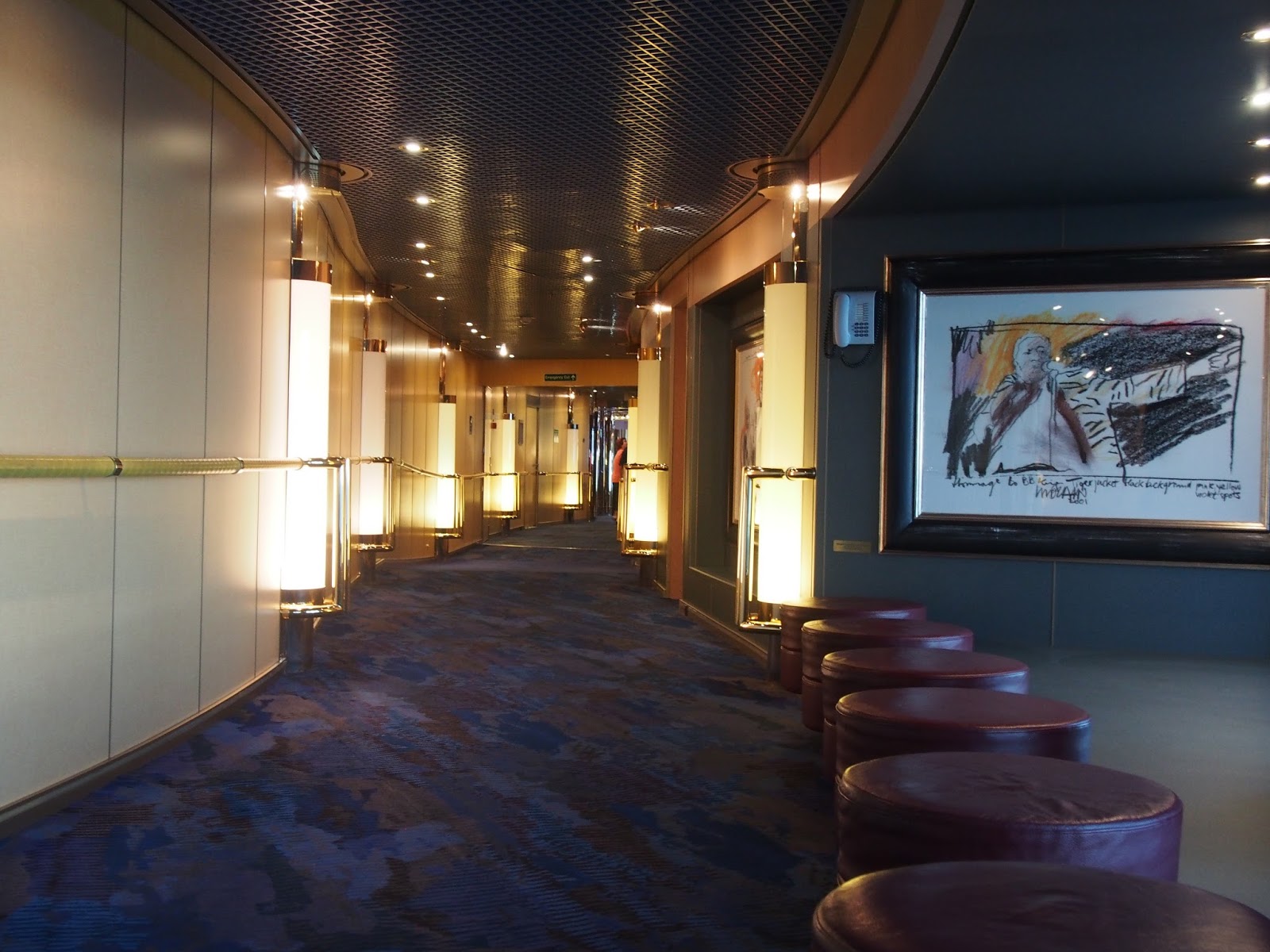 CRUISE AROUND THE WORLD: ms Oosterdam the ship's interior