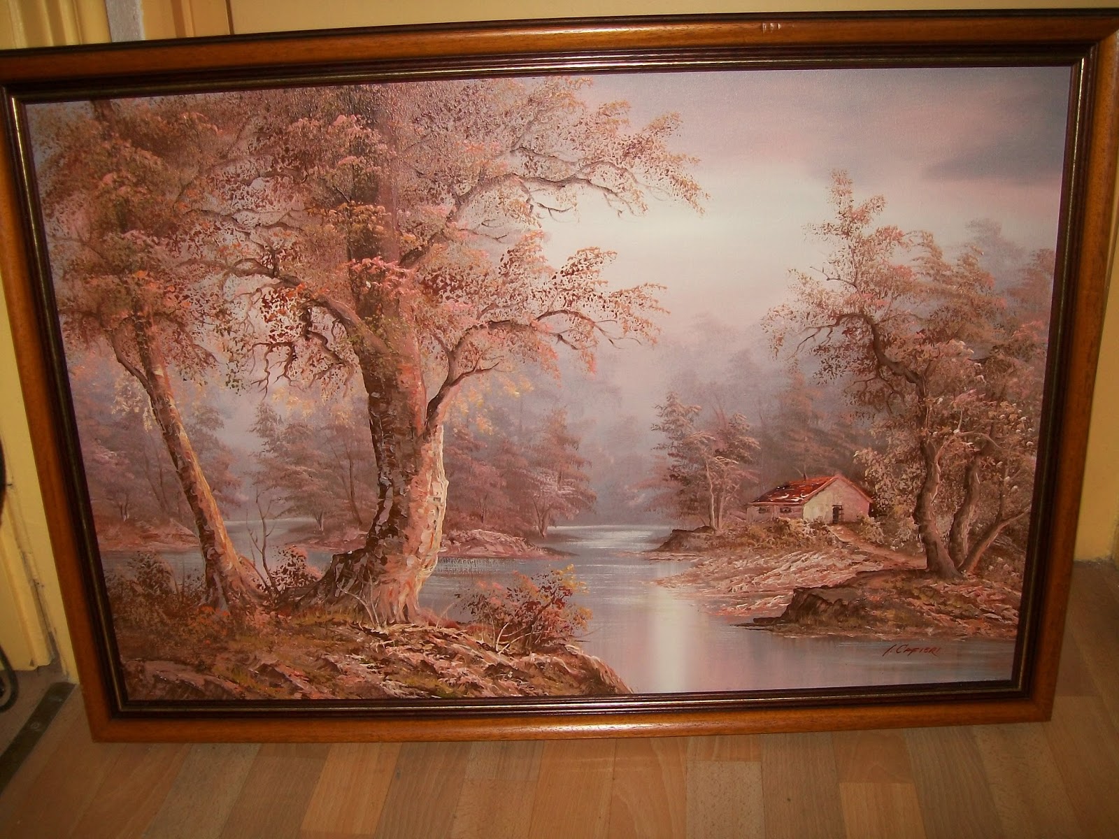 CALOGILOU LE CHAMPI-TABLEAUX -PEINTURES -HST-: IRENE CAFIERI 95 X70 ...