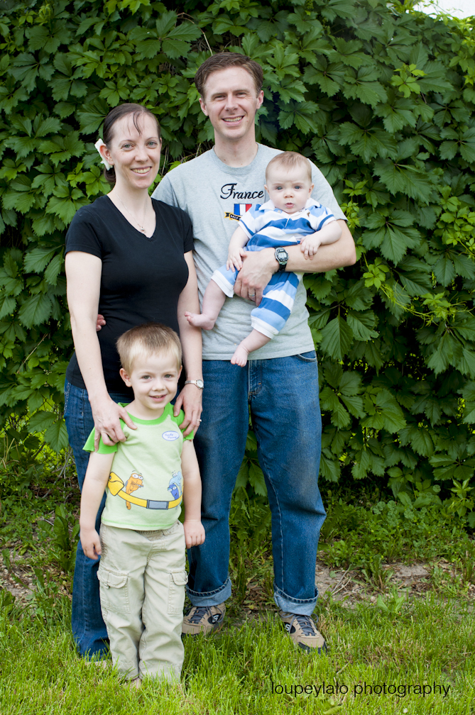 In the loupe photography: The Jensen Family