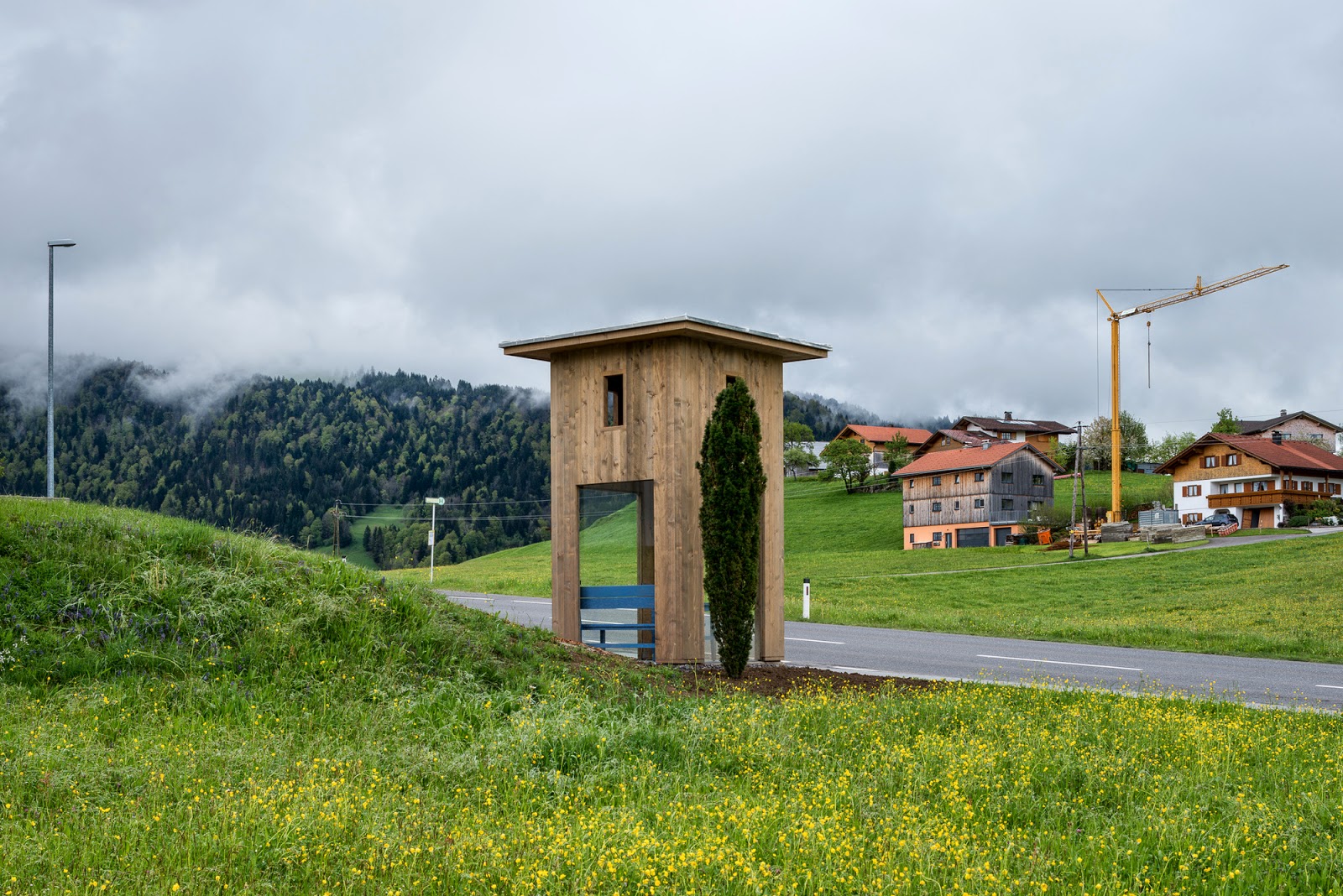 VOID MATTERS: The brand new bus stops of Krumbach, Austria
