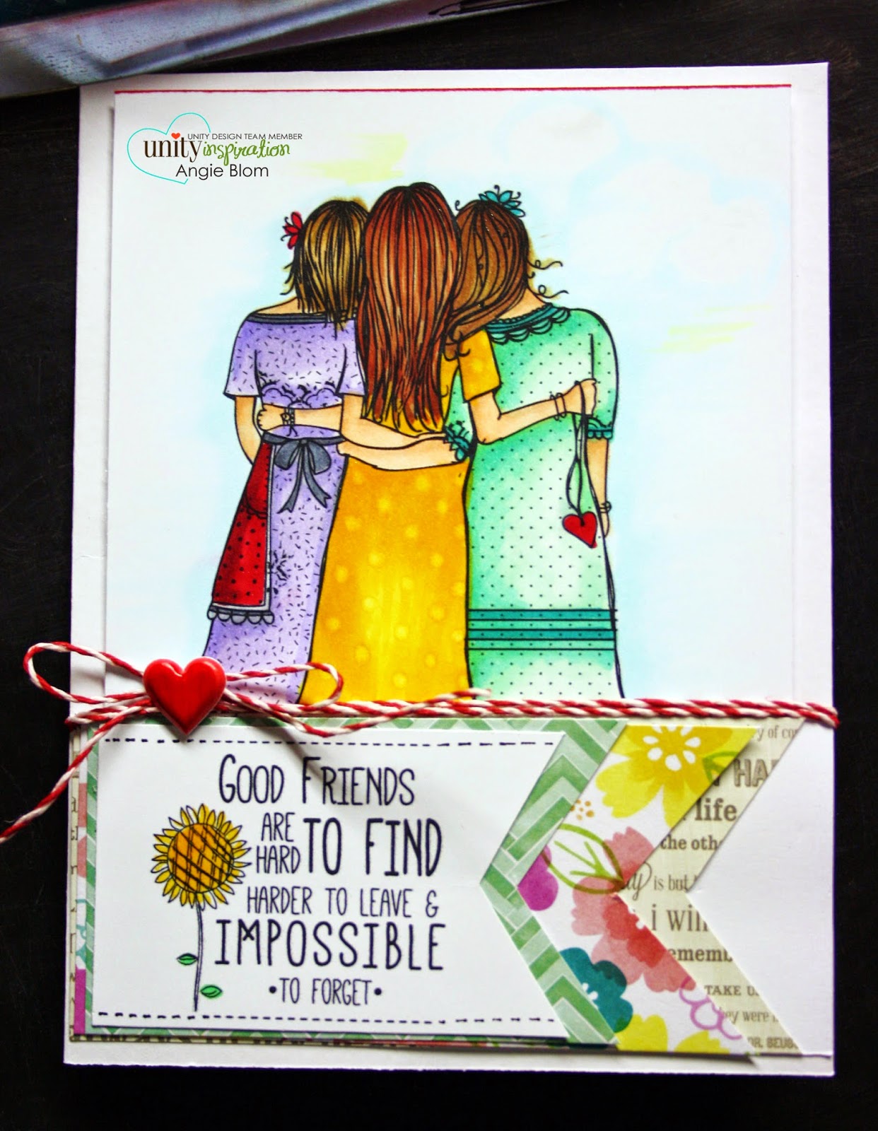 Angie Blom Designs TWO : Good Friends... Unity Hop.