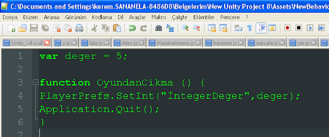 Unity3d Hergün Bir Class!