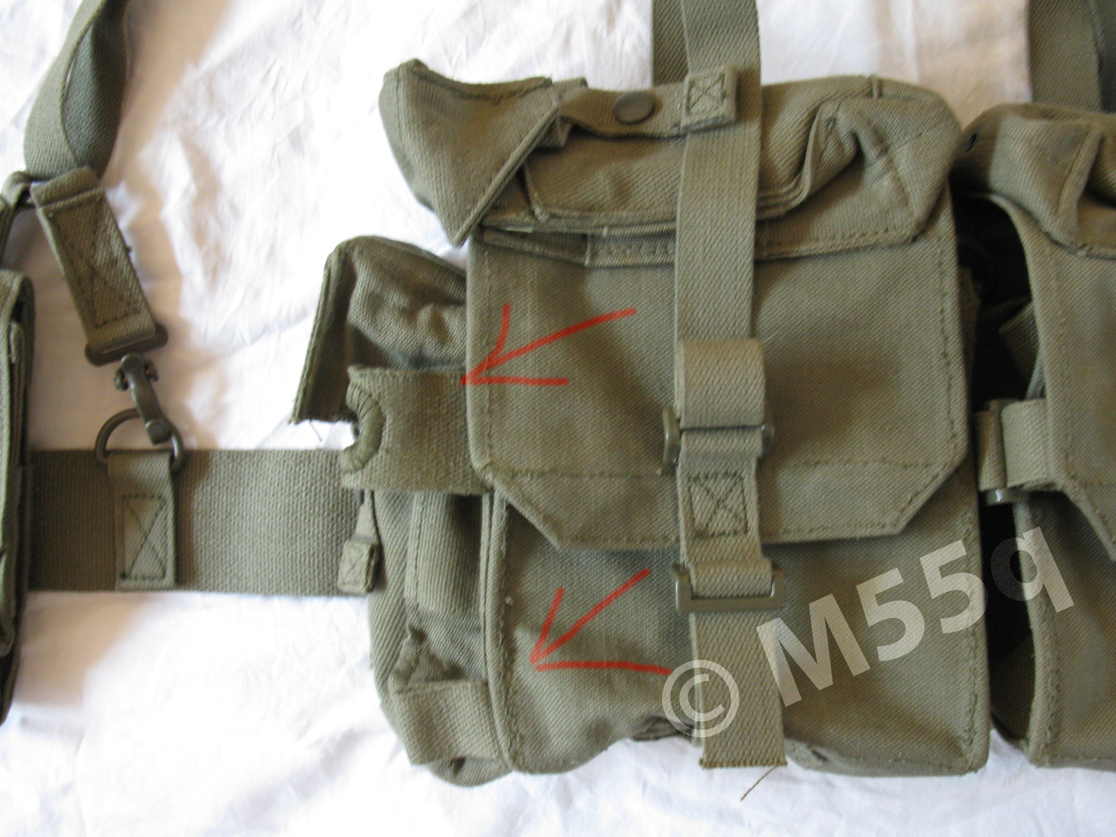 Military equipment of the 20th century: SADF Patt. '70 webbing