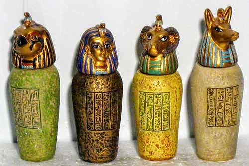 Canopic Jars – Part of Mummification to store organs | Elixir Of Knowledge