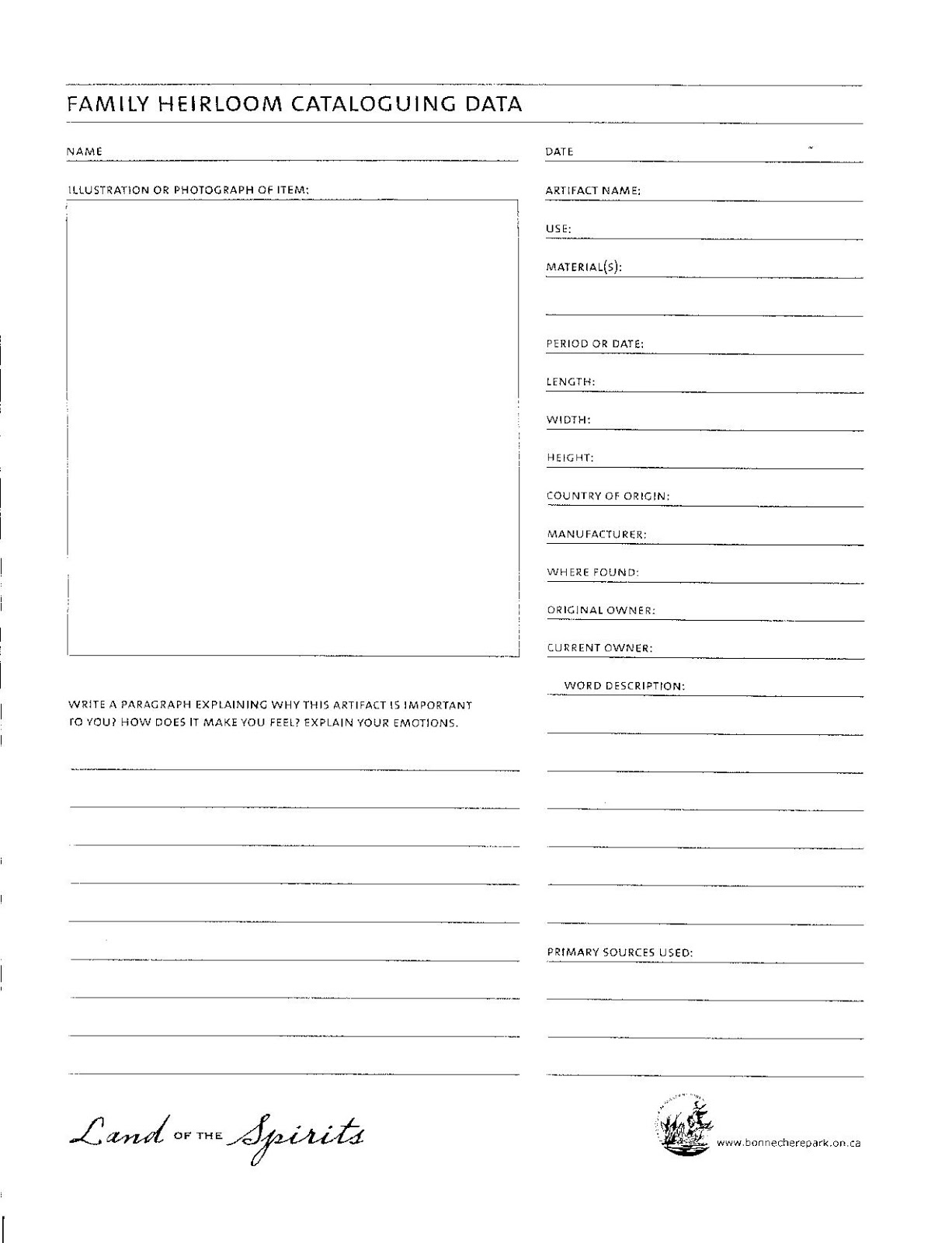 Mrs. Bivona's Homework Blog: Heirloom Project