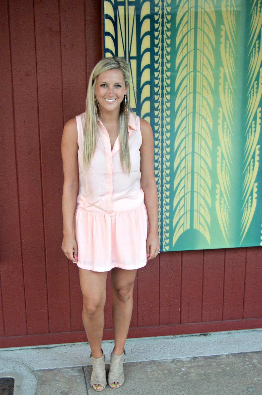 Blush Drop Waist.