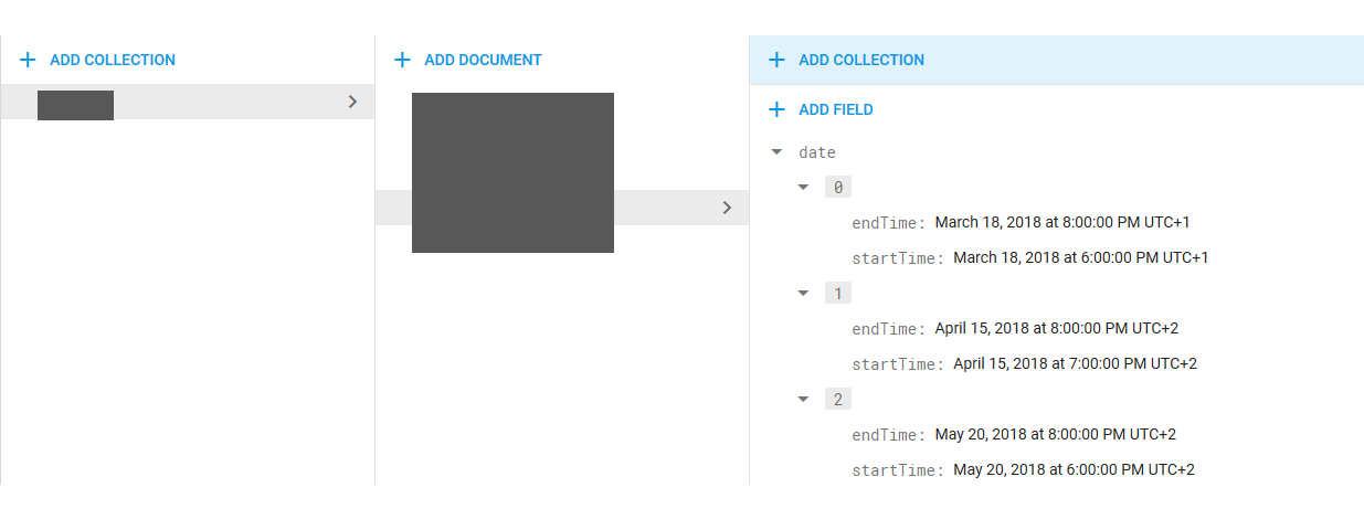 Firebase Update A Spacific Fields Of Single Element Of Object Of