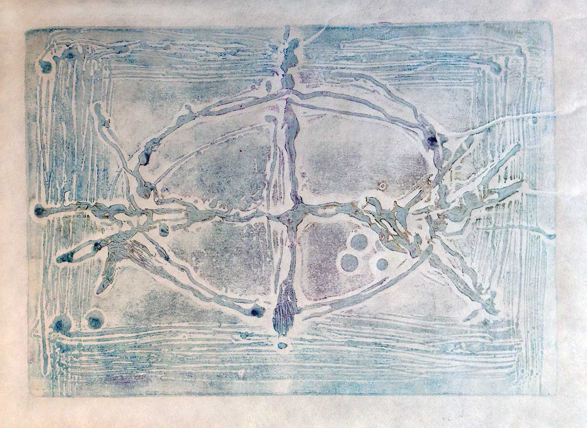 Judy Wise: Collographs with Akua Inks