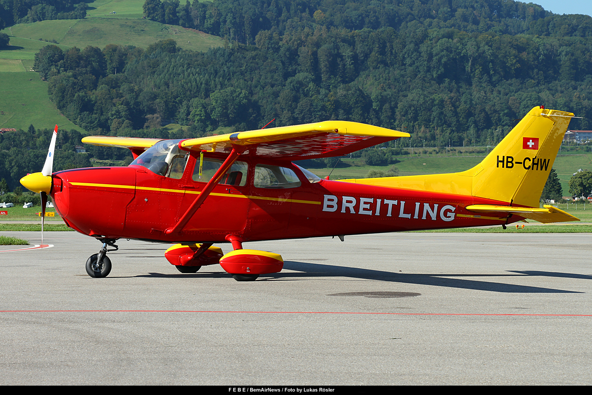 FEBE *** BernAirNews.ch ©: HB-CHW, Reims Cessna C172P, AUG14