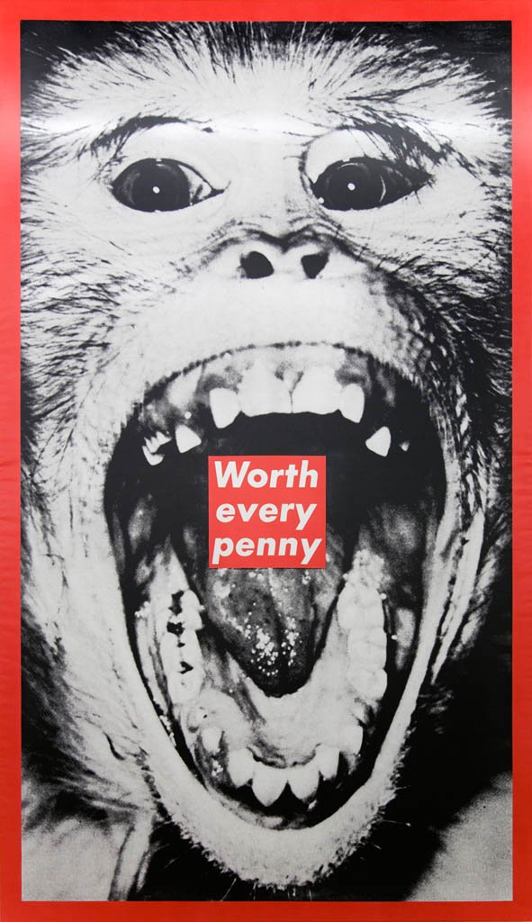 Poster Art: Barbara Kruger's different designs