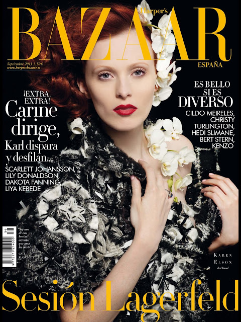Karen Elson Harper's Bazaar Spain Magazine September 2013 - Magazine ...