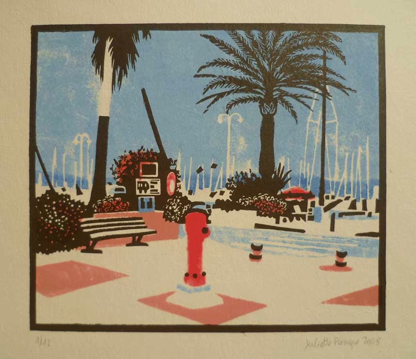 le bois gravé: exposition de gravures de Juliette Planque