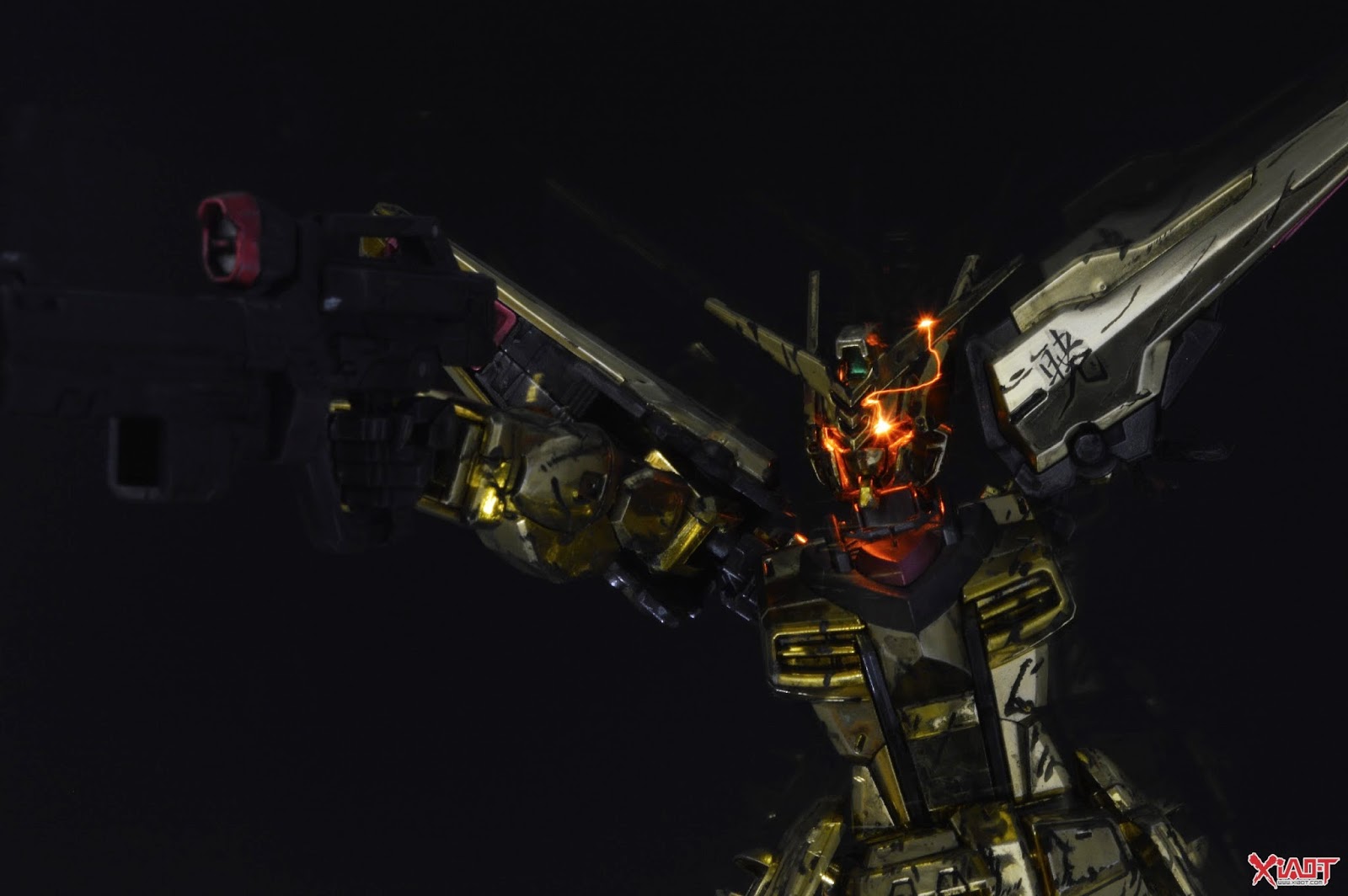 Gundam Family: 1/100 Akatsuki Gundam "Battle Damage" Custom Build