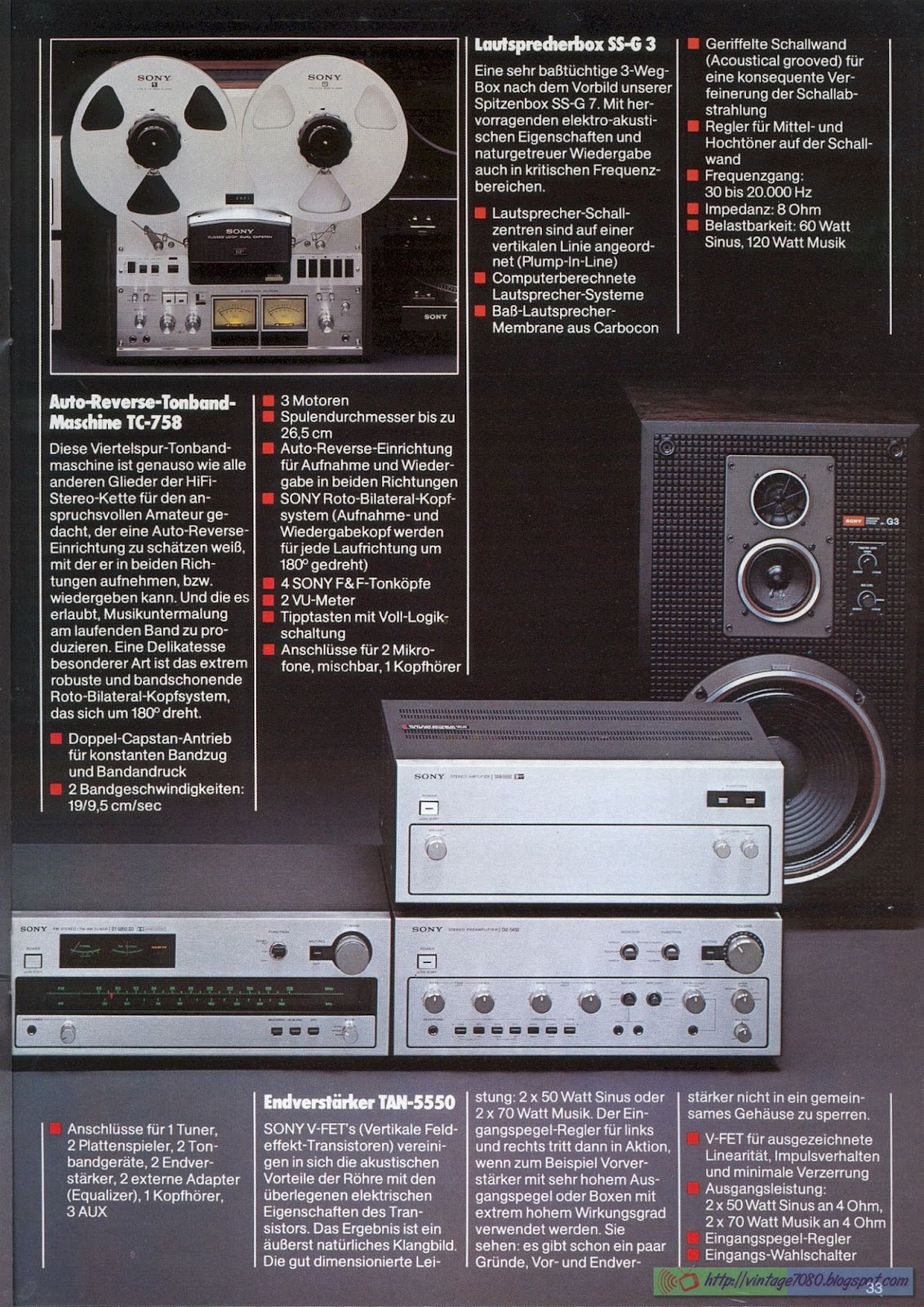 Vintage 70 80: Sony 24 - Catálogo 1978