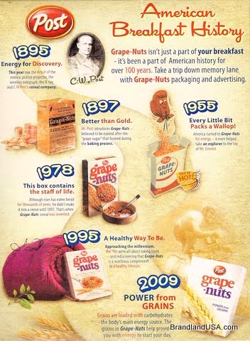 Garfadas on line: Os cereais «Grape-Nuts»