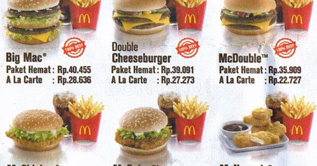 Menu Mcd Terbaru - Menu Dessert Mcd Indonesia / Ada yang baru nih dari ...