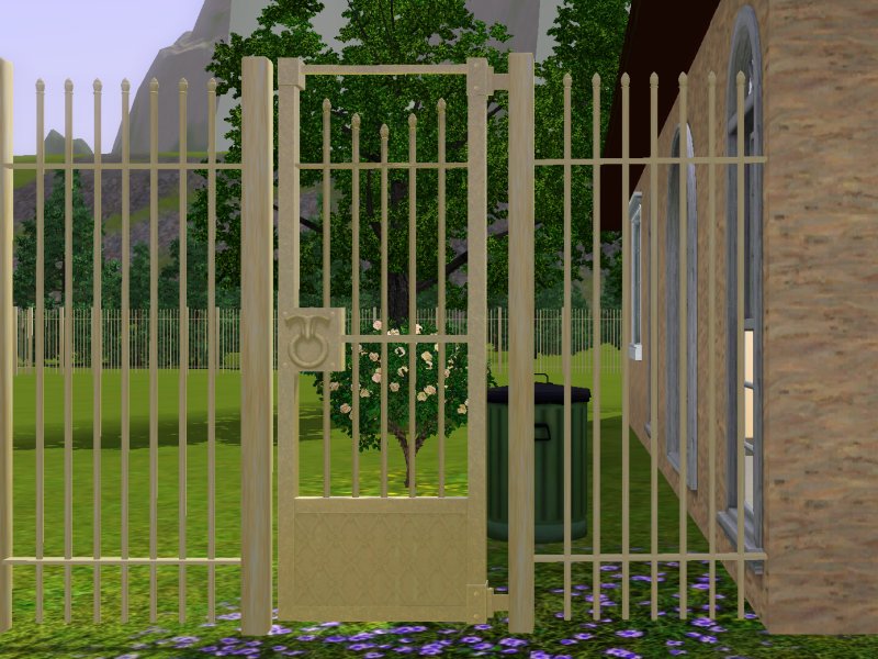 Simming in Magnificent Style: Good old fashion security gate