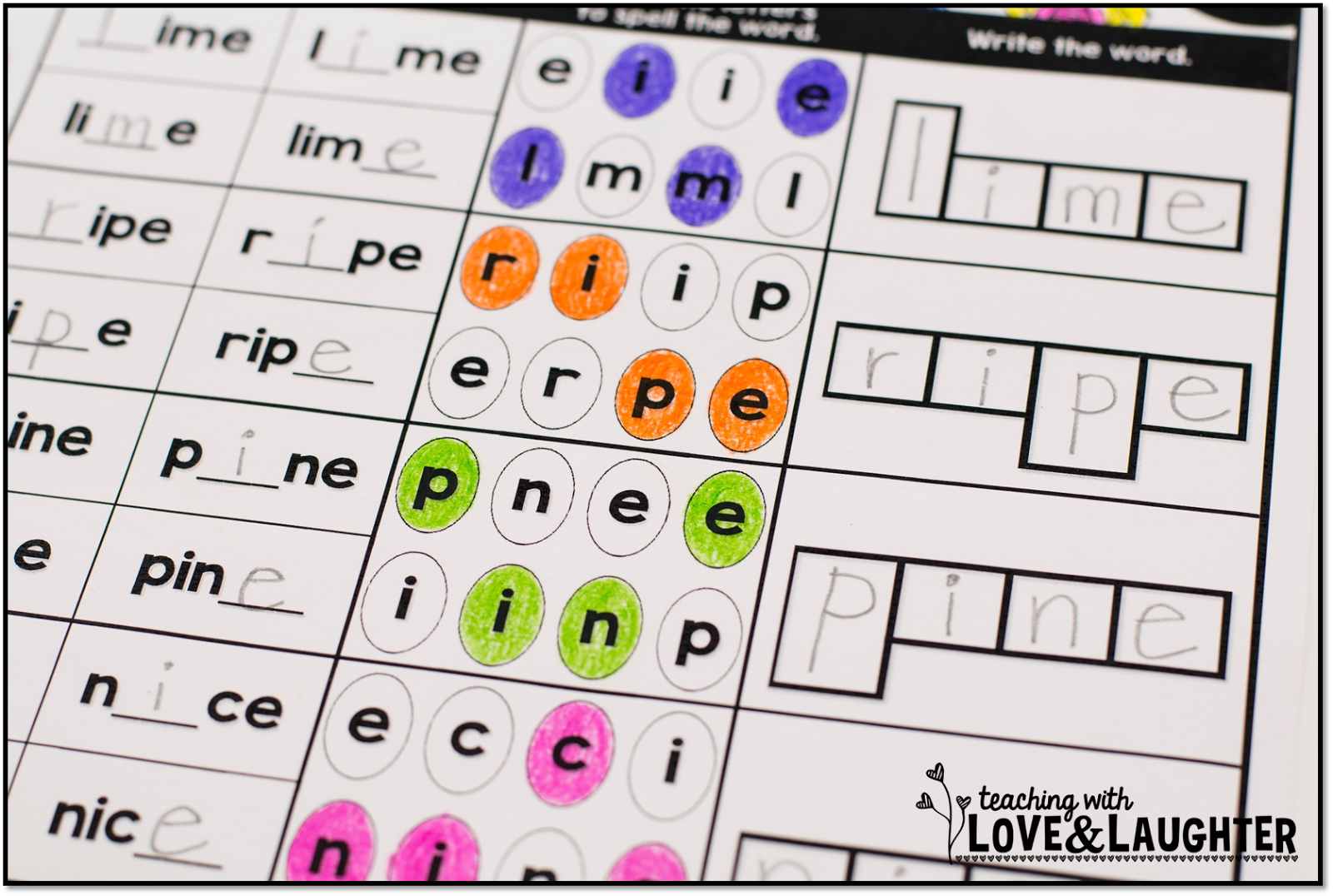 Teaching With Love and Laughter: Fun and Engaging Phonics Printables
