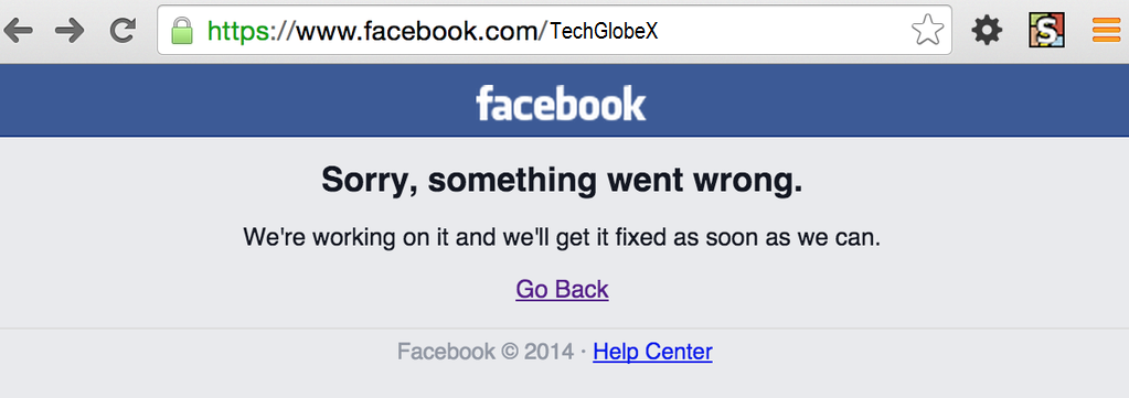 Facebook is Down