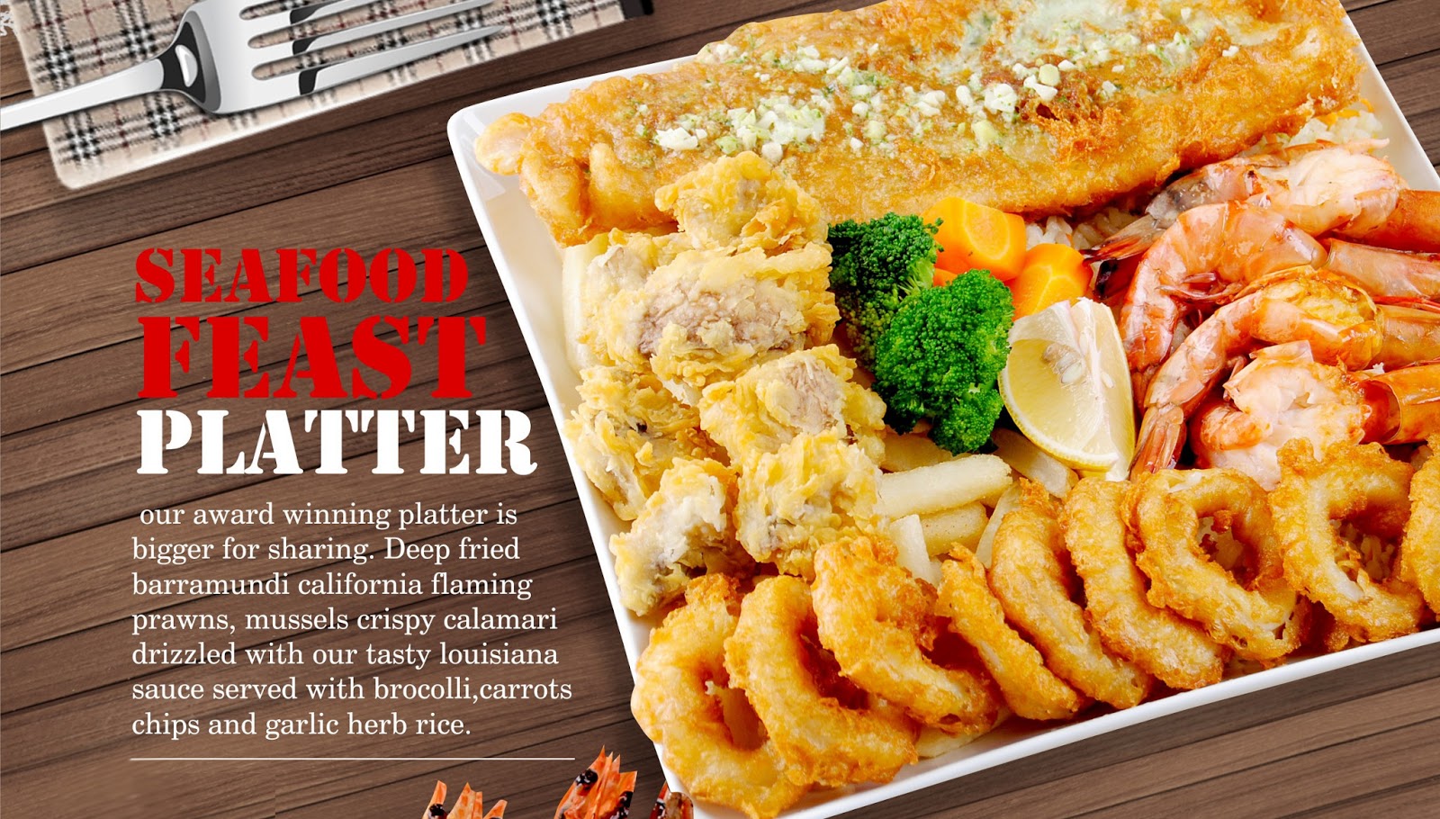 California Fish Kitchen: Menu Makan