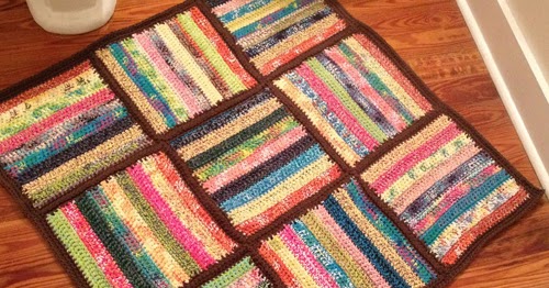 Beautiful Skills - Crochet Knitting Quilting : Folk Rug - Free Pattern