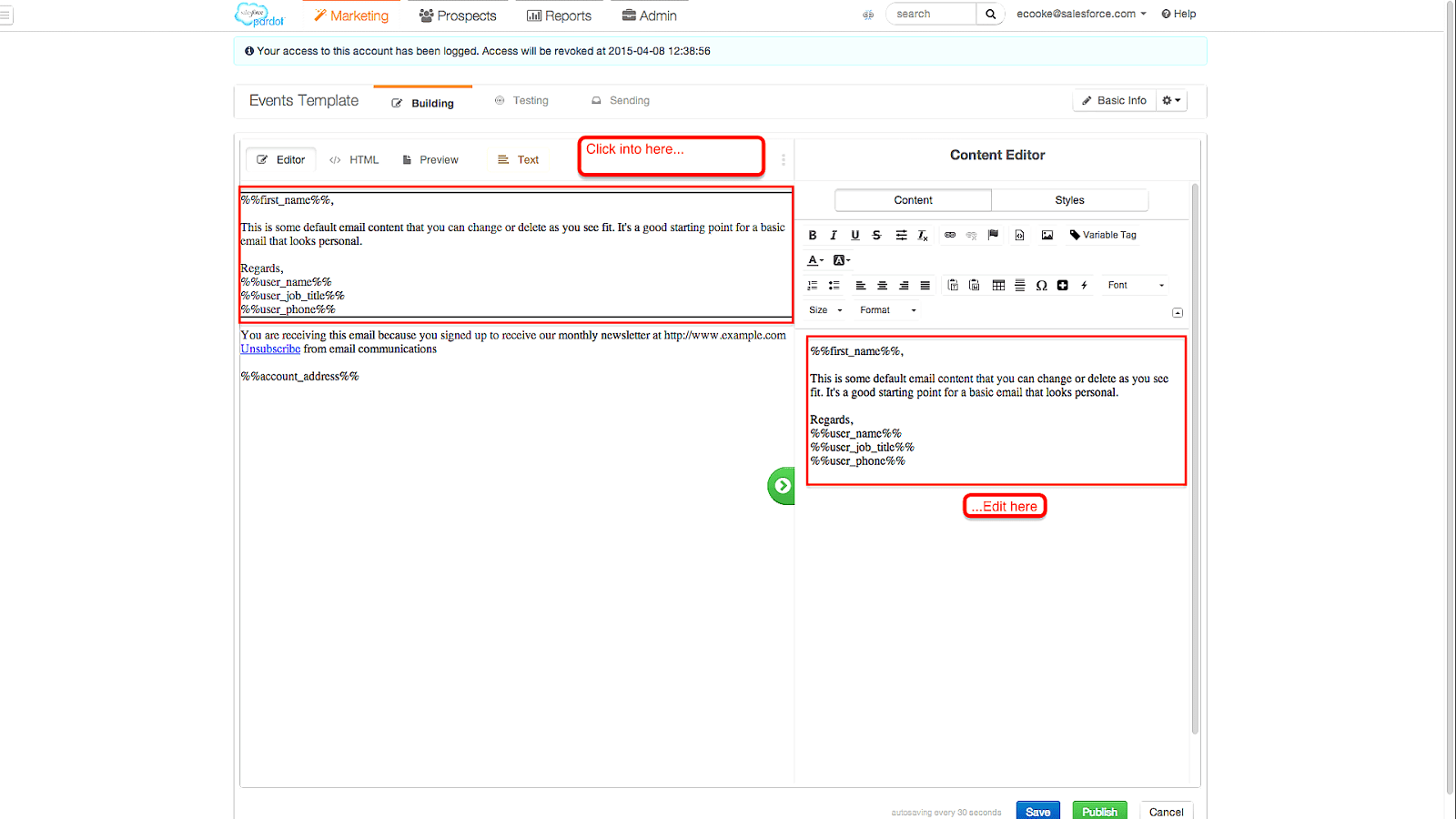 Html Email Body Example Body Choices