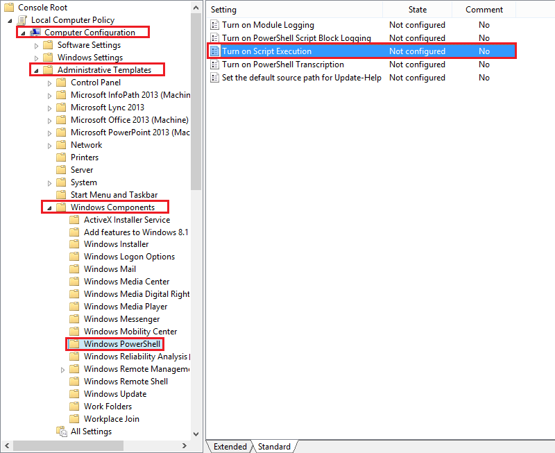 Execution Policy Powershell