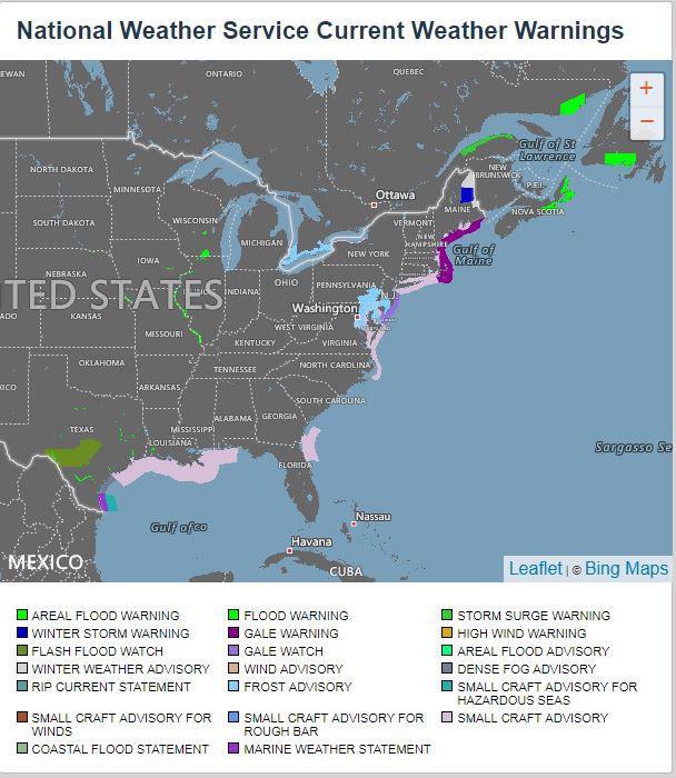 Ana's Blog: Tracking Extreme Weather in the US