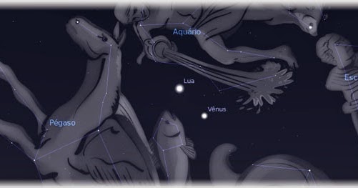 Lua e Vênus brilham juntos no céu - saiba como observar - Galeria do ...