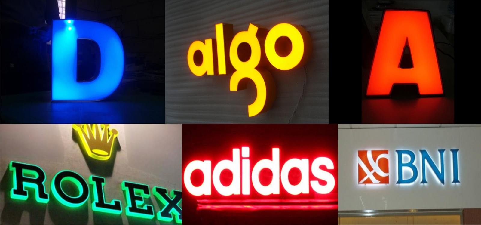 RAJA AKRILIK ( Specialist acrylic product ): Arylic Letter LED (Huruf ...