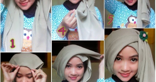 Terbaru 37+ Tutorial Kerudung Segi Empat, Warna Jilbab