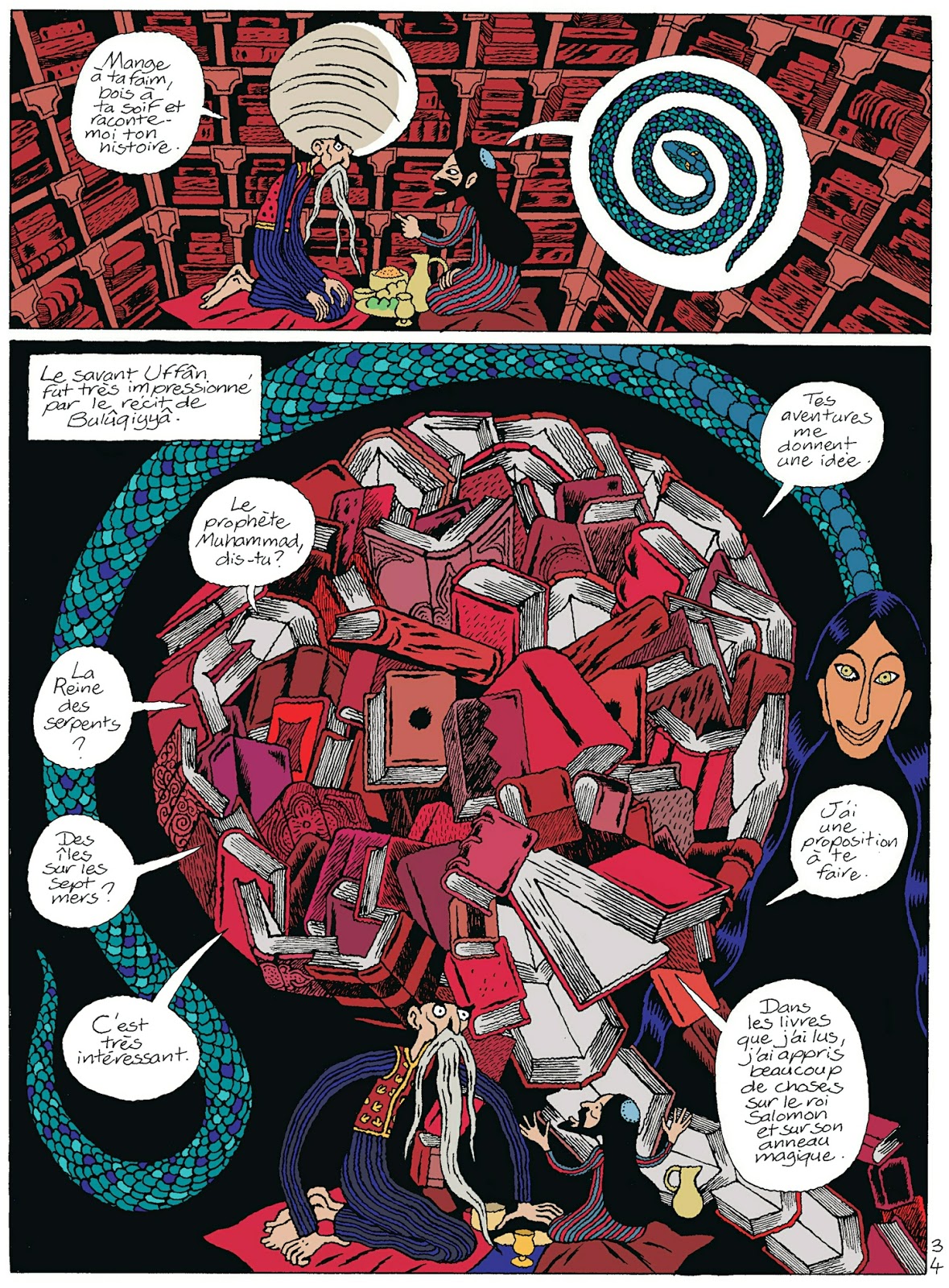 Seulement BD: Hâsib et la Reine des serpents - David B. Première partie