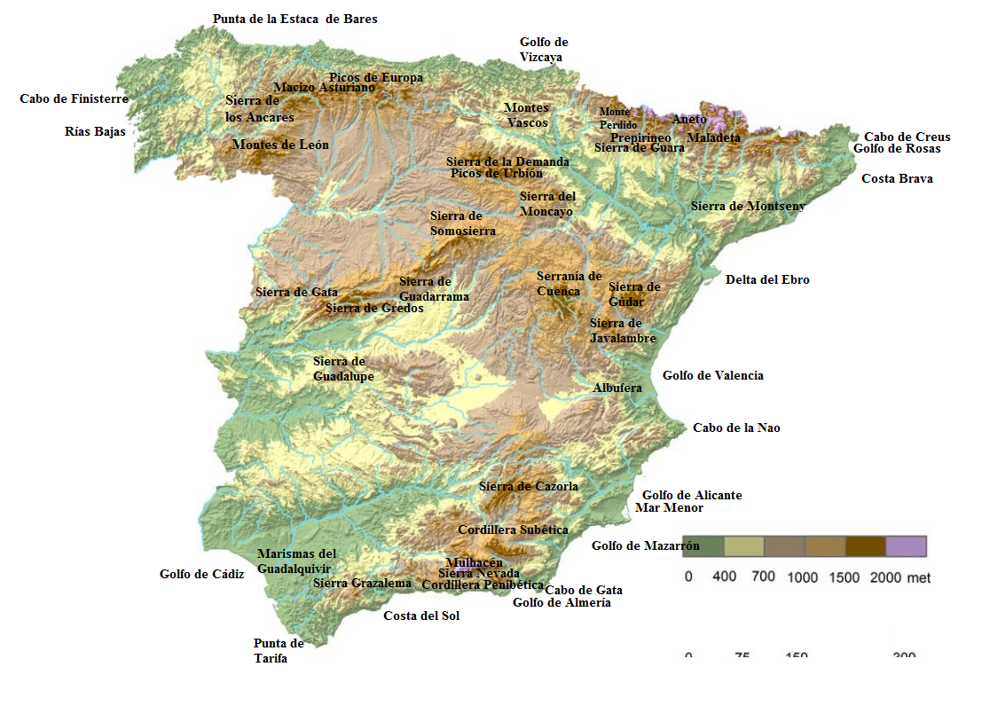Estudiando geografía: Ejercicio: Topónimos.