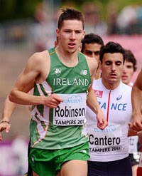 Paul Robinson of St.Coca's AC was in action in Australia on Saturday ...