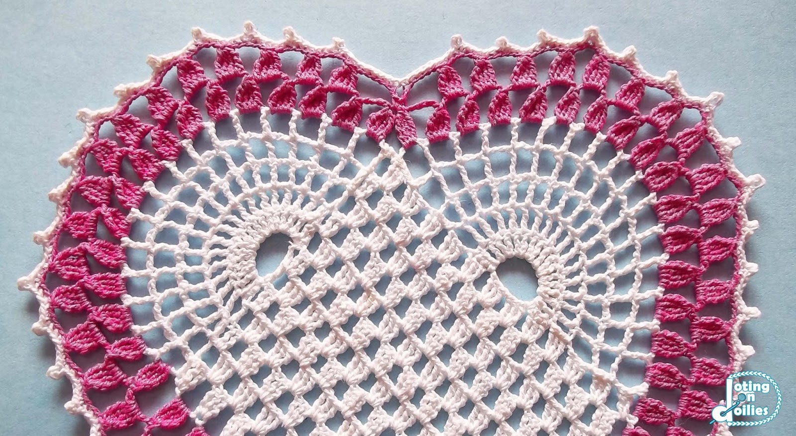Doting on Doilies: Crocheted Heart