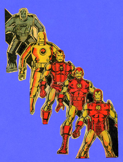 Iron Man Comic Suit Evolution