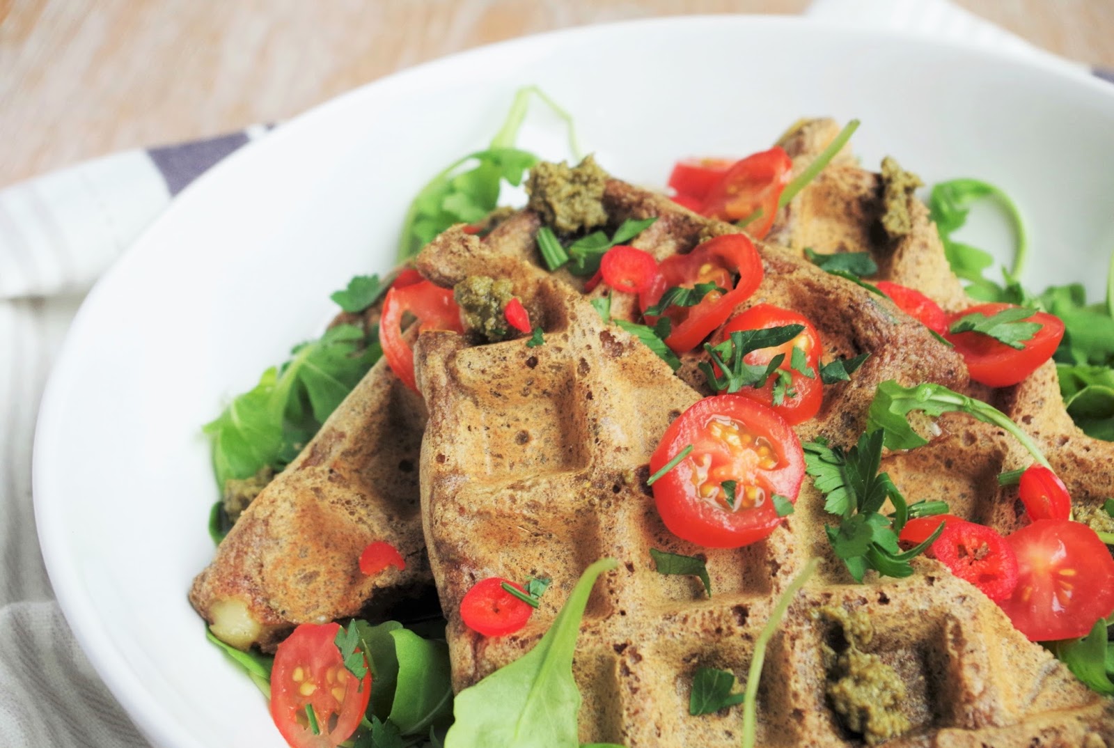 Savoury Buckwheat & Cheese Waffles |Euphoric Vegan