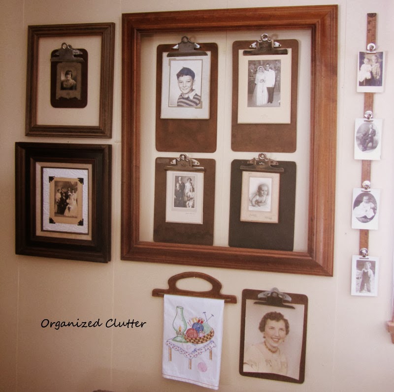 A Framed Clipboard Gallery Wall - Organized Clutter