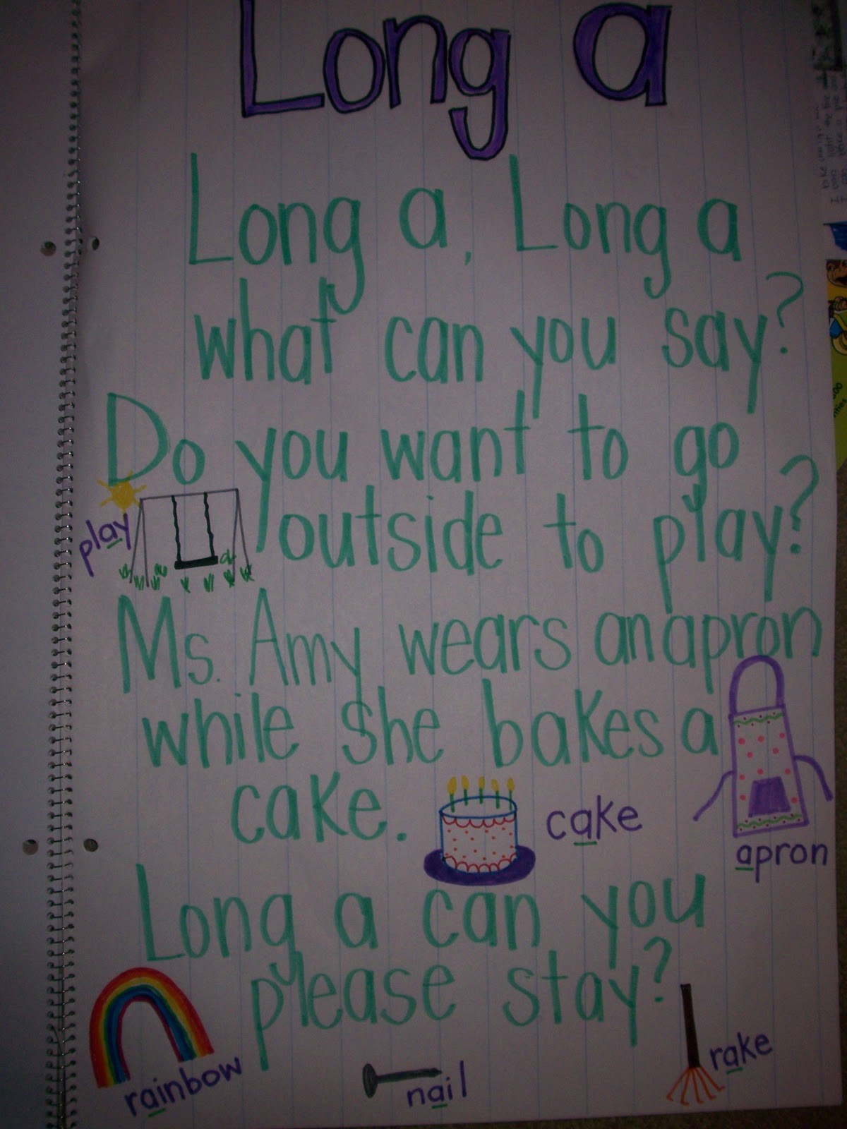 Kindergarten Rocks: long vowel poems