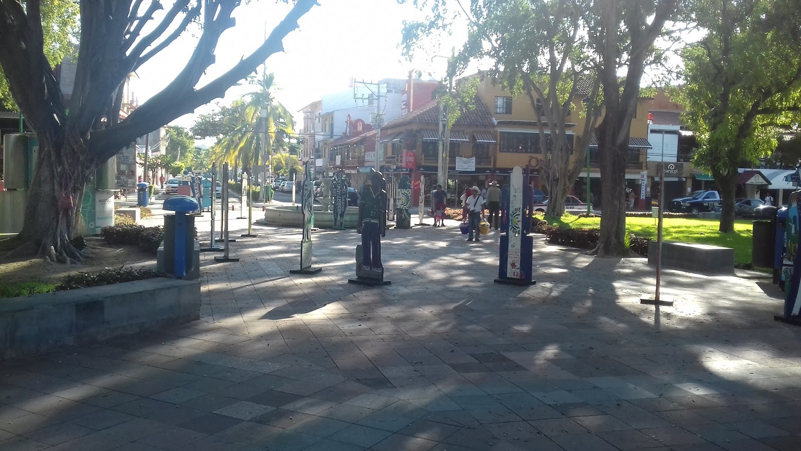 The Vanishing Point: Wood Carving Sculptures in Downtown Crucecita ...