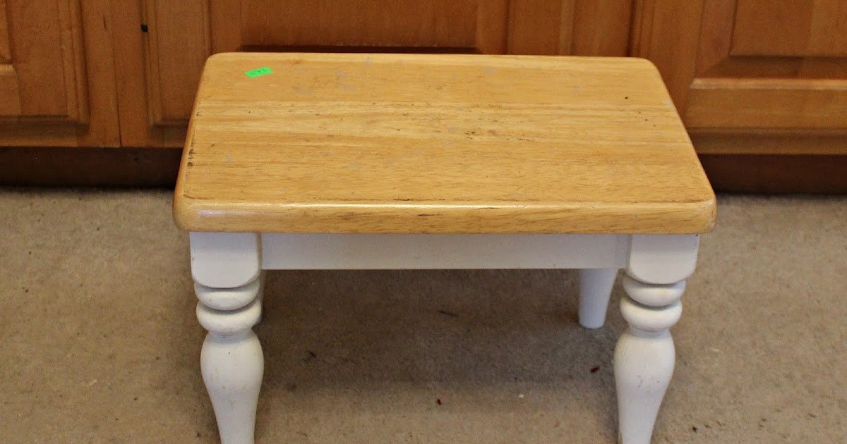 Adding Stool Legs to an Old Crate | Organized Clutter