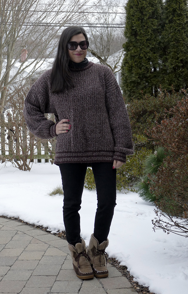 {outfit} Snow Day Sweater | Closet Fashionista