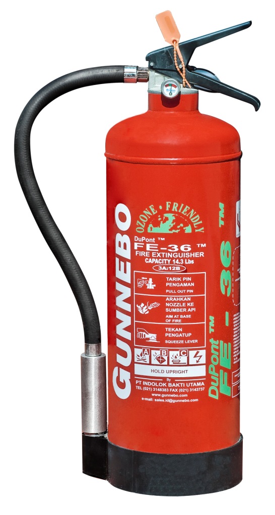 Fire Extinguisher GUNNEBO FE-36 Clean Agent - PT. INDOLOK BAKTI UTAMA ...