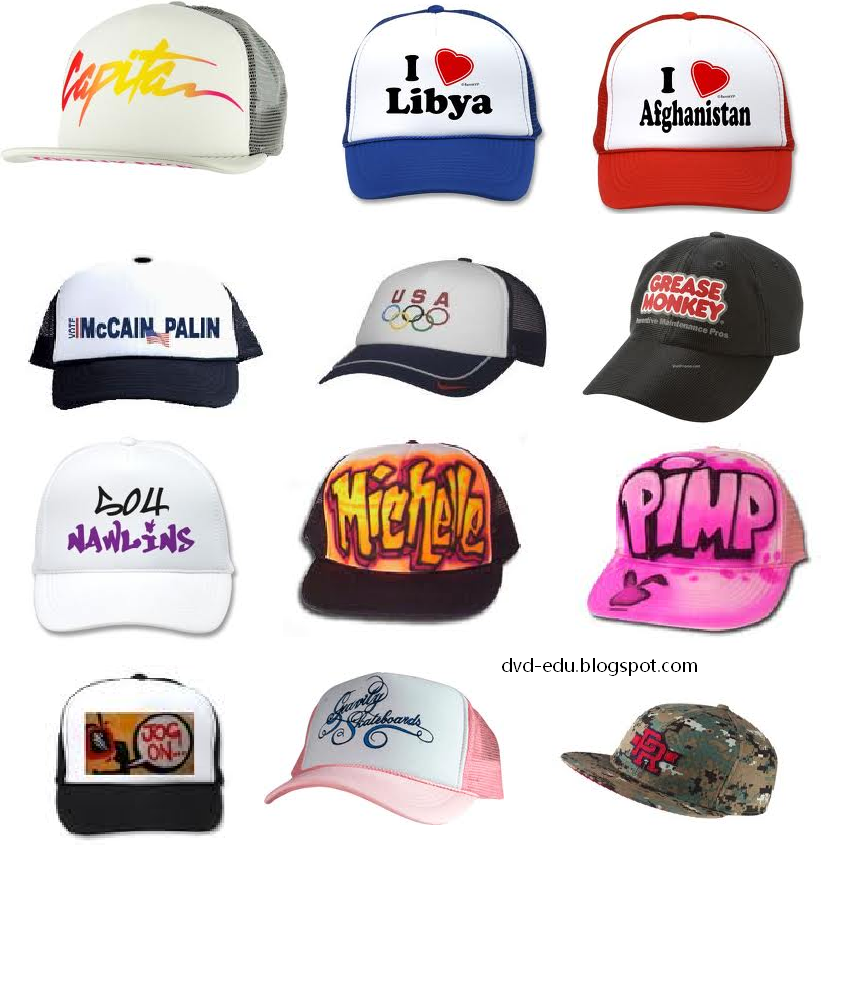 Teknik melukis topi