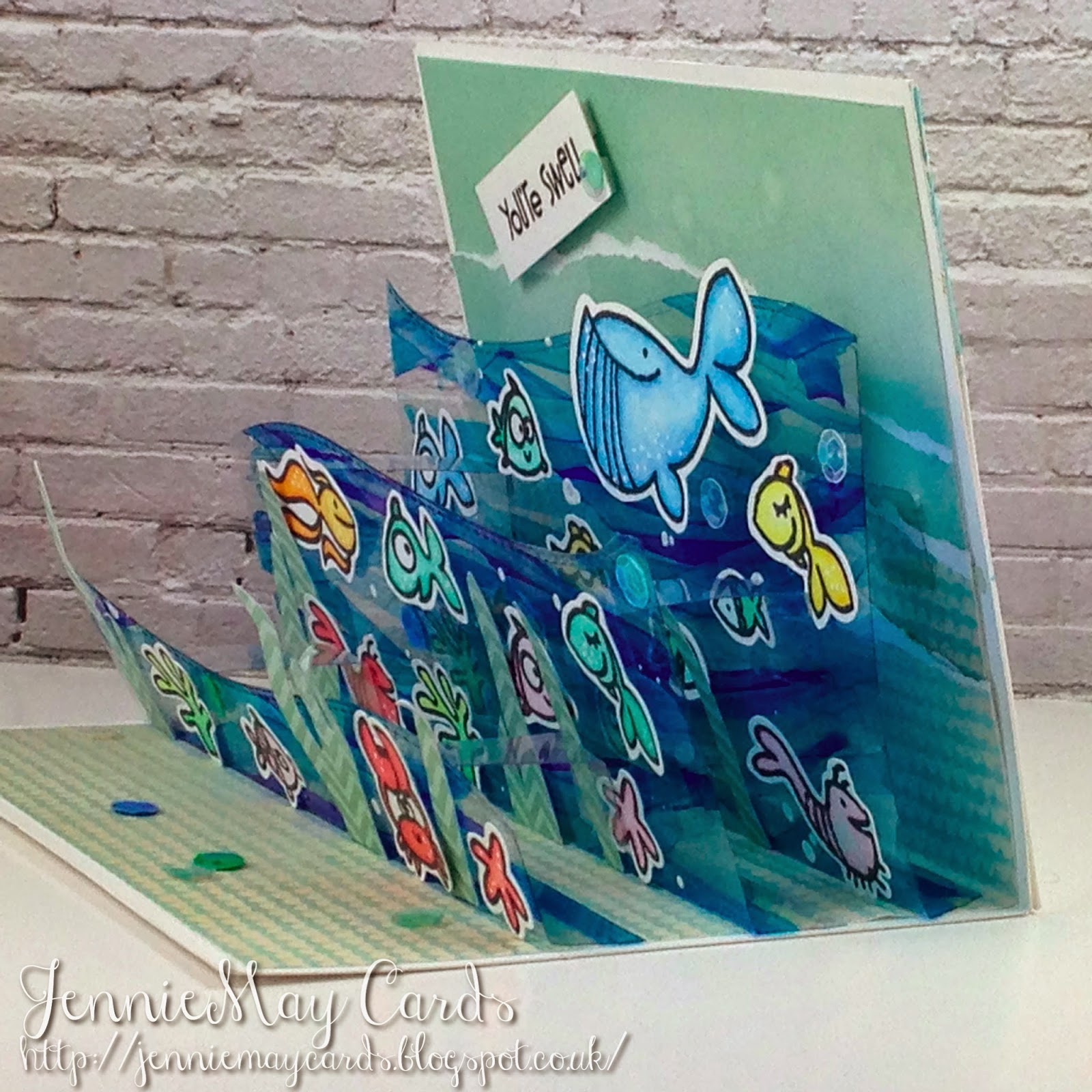 JennieMay Cards: Under the Sea Pop-Up Card