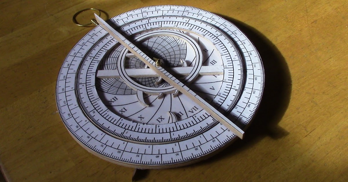 Engineering mathematical machines: Wooden astrolabe