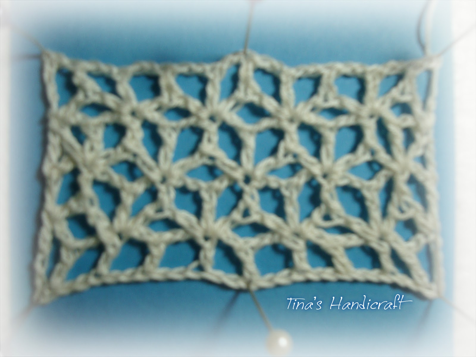 Tina's handicraft : crochet stitch - cobweb