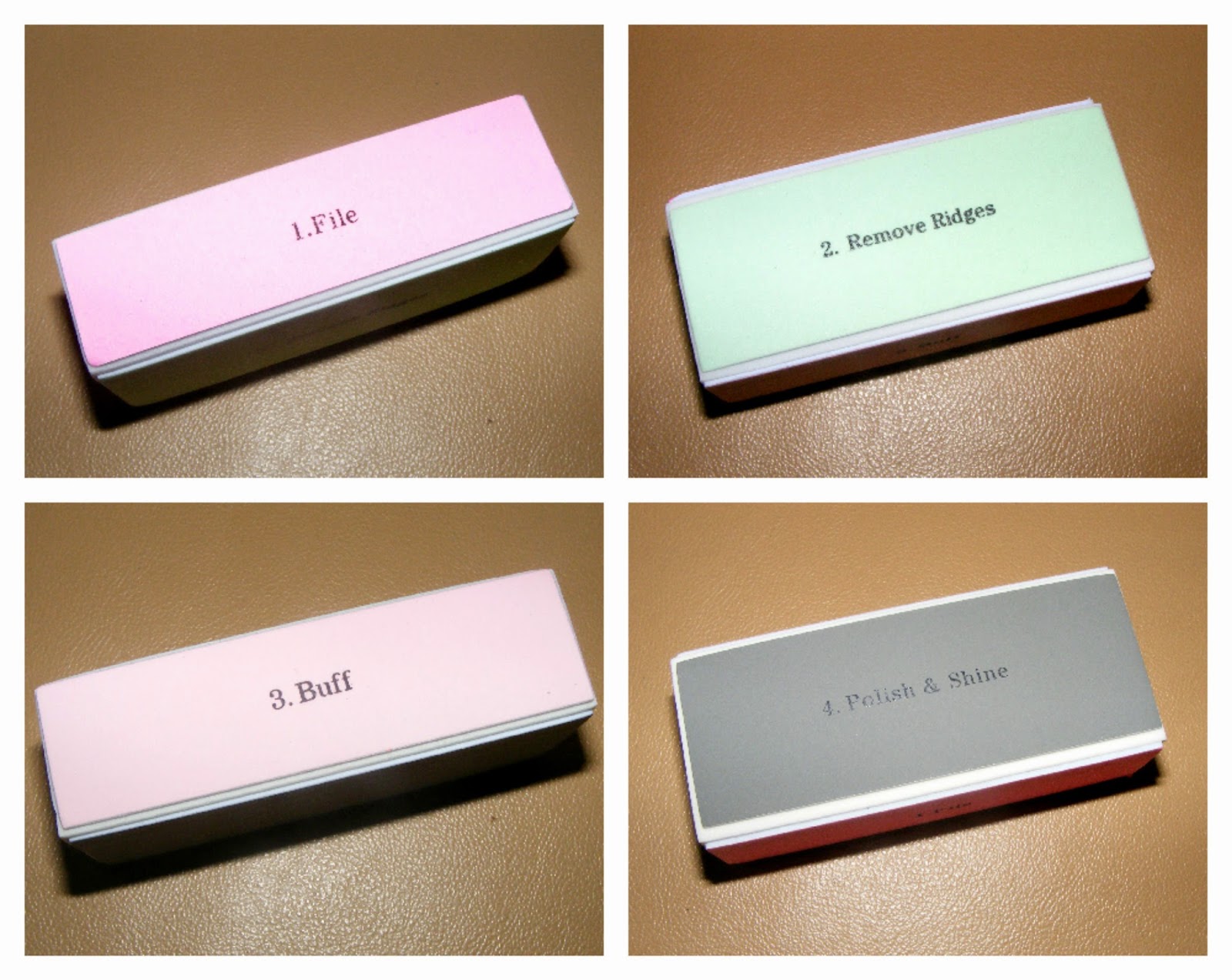 Make them shine...with a nail buffer!