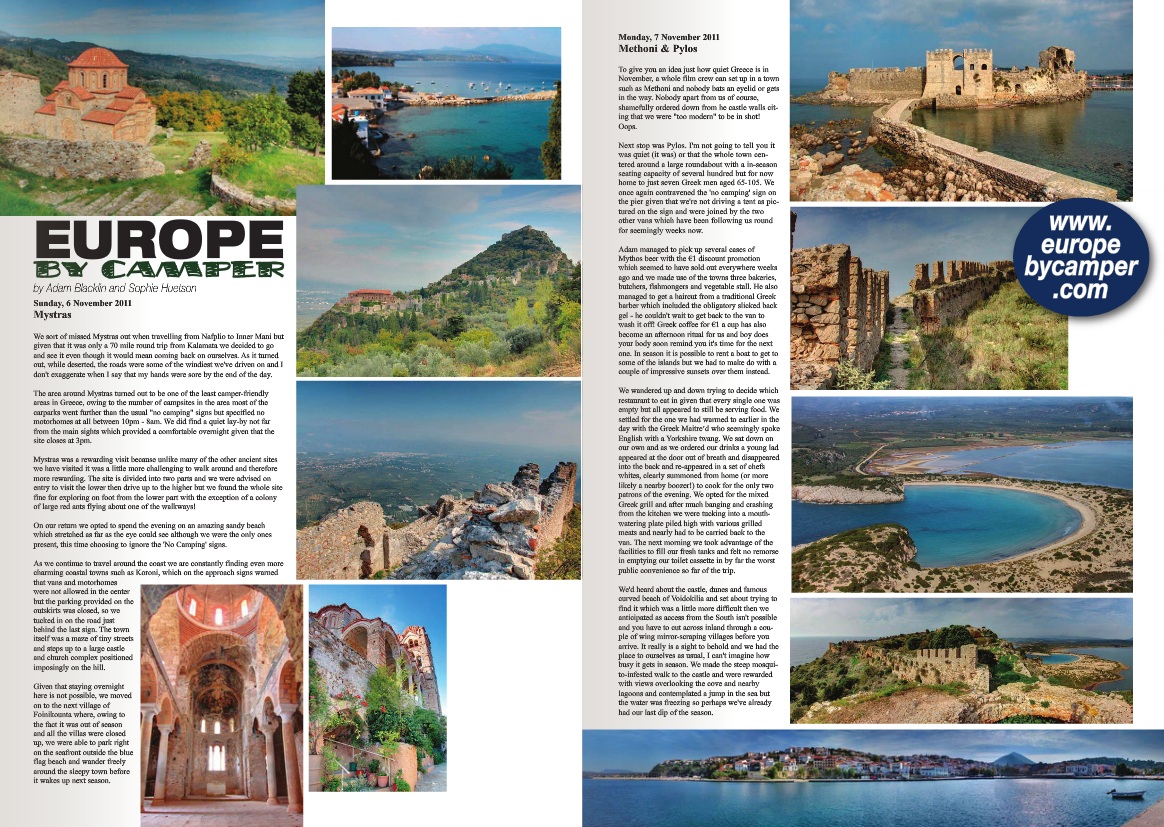 Press Update - September & October Magazine | Europe By Camper ...